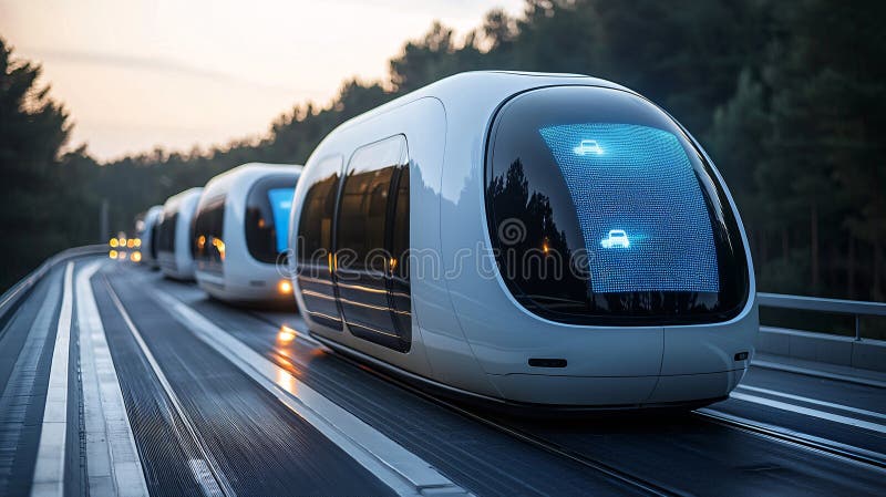 Future traffic stock photo. Image of modern, urban, environmentally ...