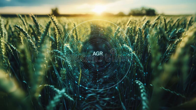 Futuristic Smart Agriculture Technology in Wheat Field , AGR ...