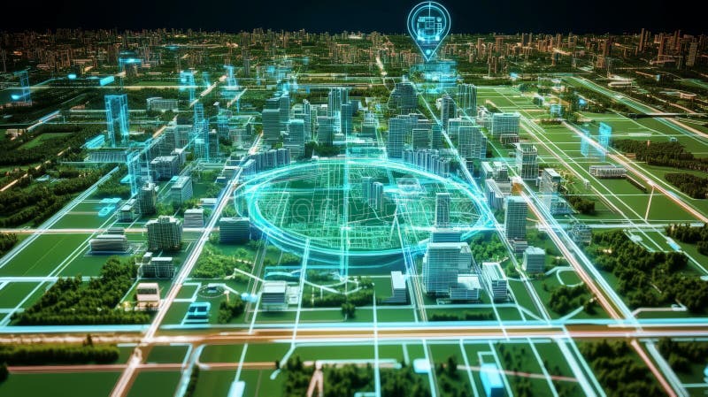 Futuristic Smart City with Digital Connectivity and Advanced ...