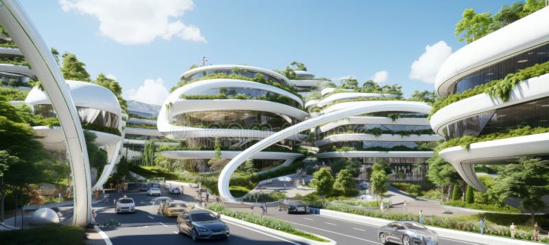 Futuristic Smart City with High Rise Buildings, Smart Transportation ... Futuristic Smart City with High Rise Buildings, Smart Transportation ...