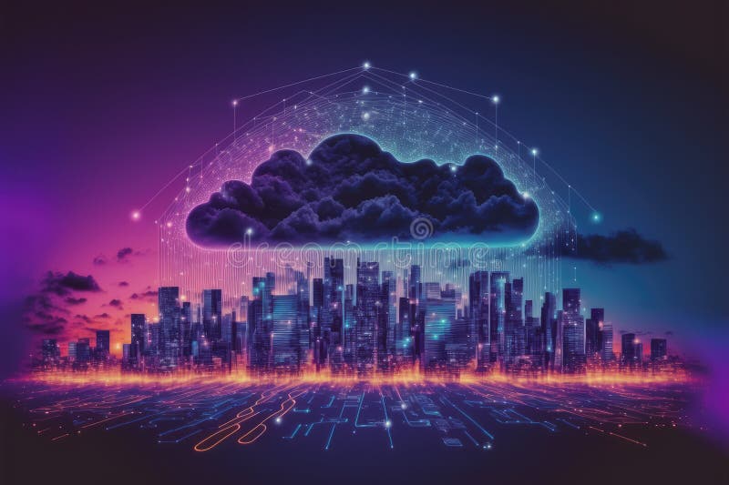 Futuristic Smart City Internet Network Connection through Wireless ...