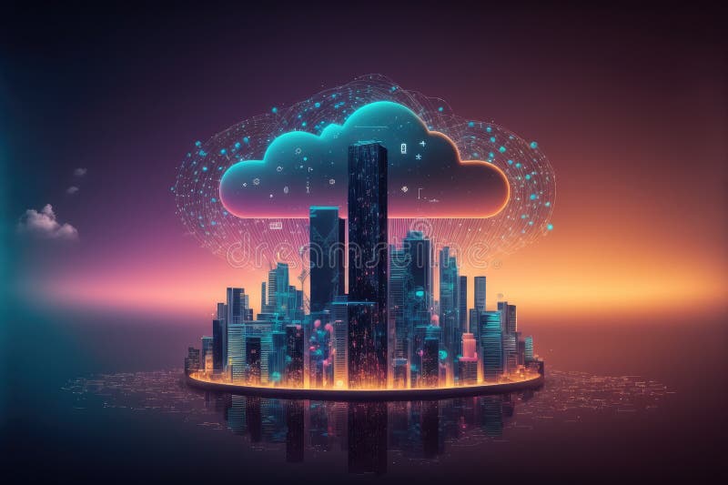 Futuristic Smart City Internet Network Connection through Wireless ...