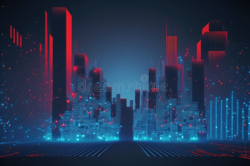 Futuristic Smart City Internet Network Connection through Wireless ...