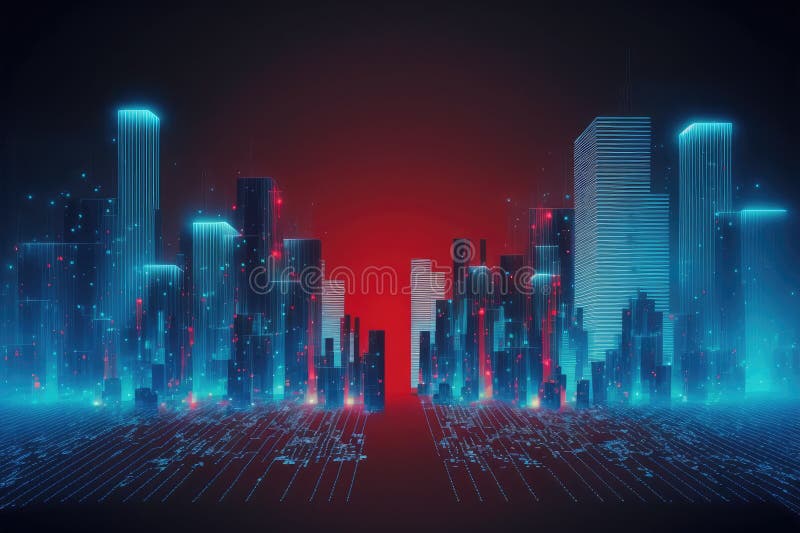 Futuristic Smart City Internet Network Connection through Wireless ...