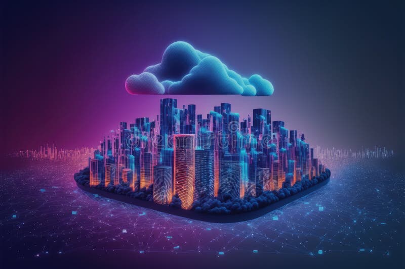 Futuristic Smart City Internet Network Connection through Wireless ...