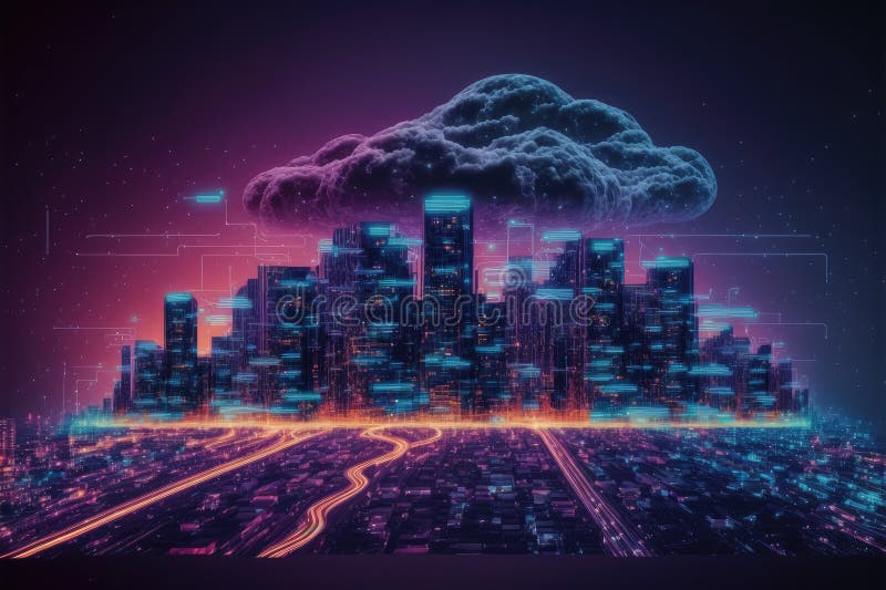 Futuristic Smart City Internet Network Connection through Wireless ...