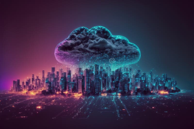 Futuristic Smart City Internet Network Connection through Wireless ...