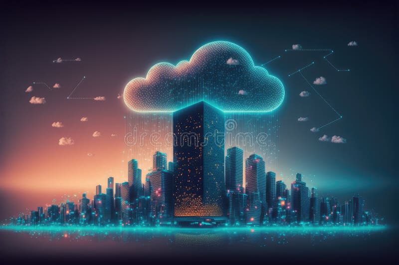 Futuristic Smart City Internet Network Connection through Wireless ...