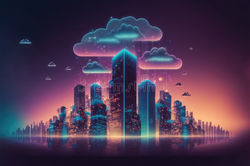 Futuristic Smart City Internet Network Connection through Wireless ...