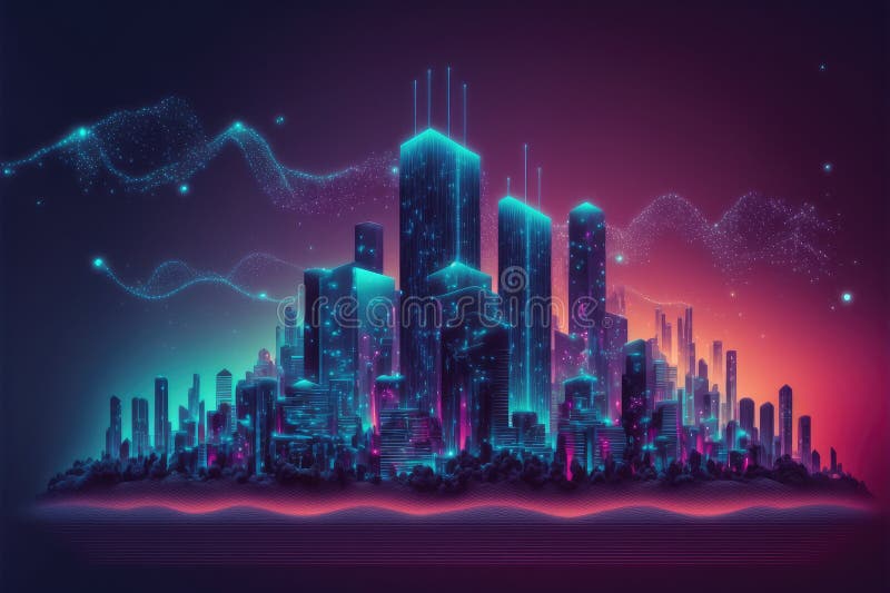 Futuristic Smart City Internet Network Connection through Wireless ...