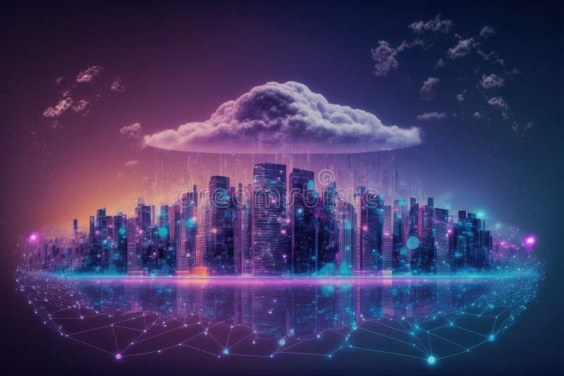 Futuristic Smart City Internet Network Connection through Wireless ...