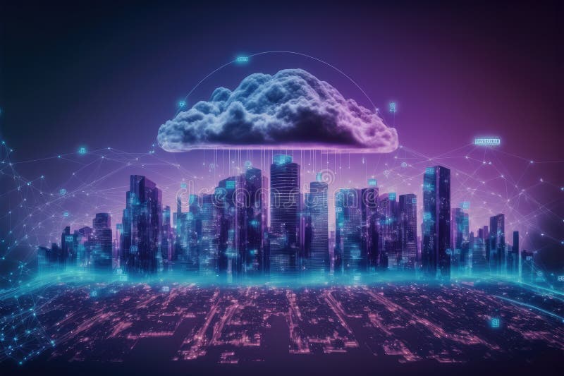 Futuristic Smart City Internet Network Connection through Wireless ...