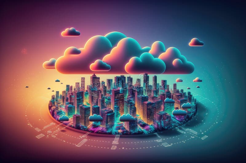 Futuristic Smart City Internet Network Connection through Wireless ...