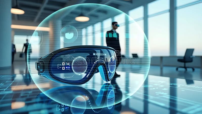Futuristic Smart Glasses: a Glimpse into the Future of Technology Stock ...