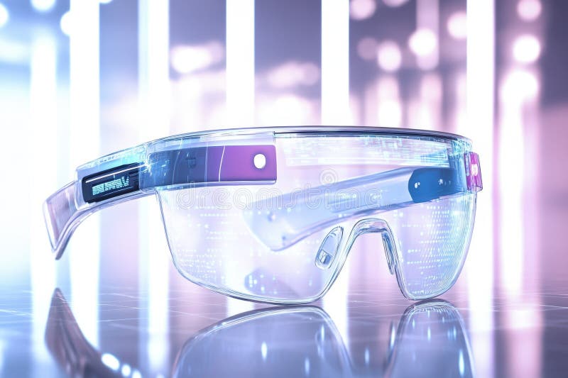Futuristic Smart Glasses Showcasing Advanced Technology and Design with ...