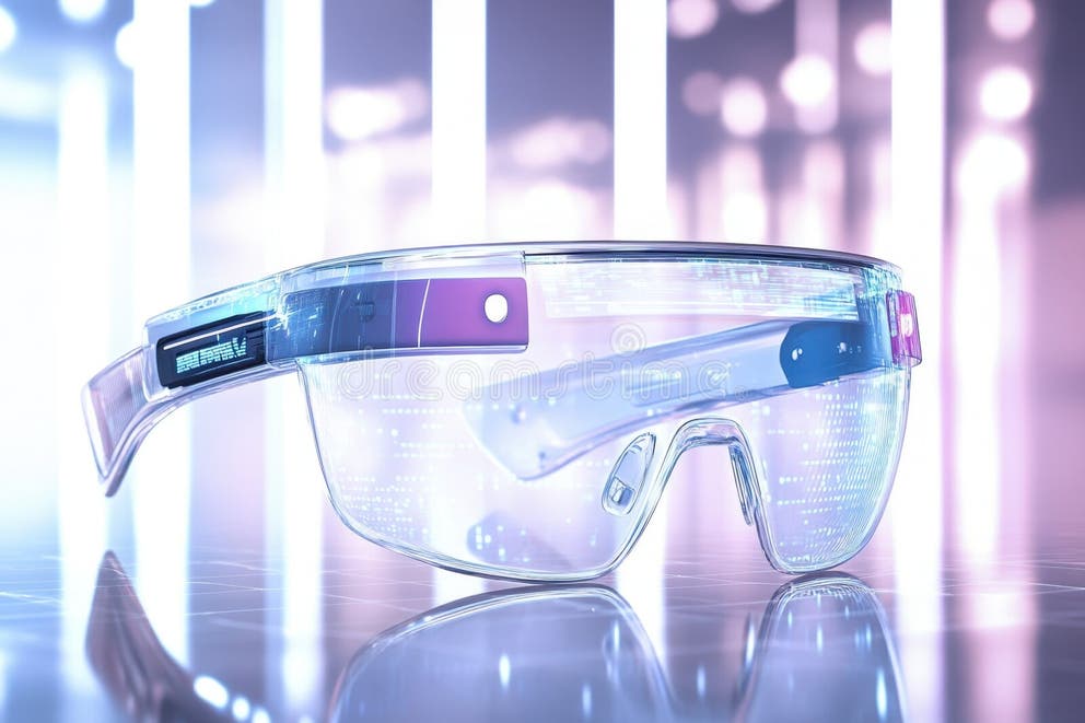 Futuristic Smart Glasses Showcasing Advanced Technology and Design with ...