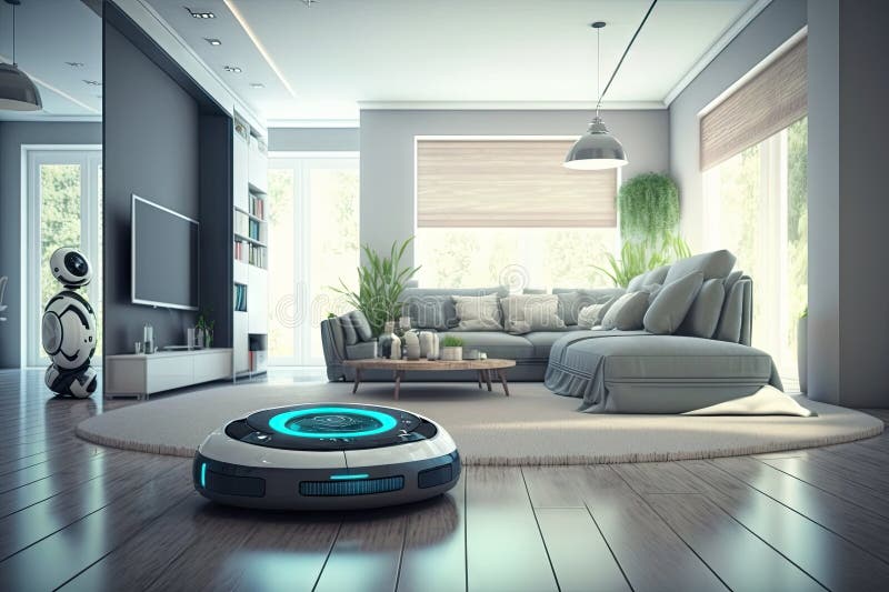 A Futuristic Smart Home with an Android Robot Vacuum and Advanced ...