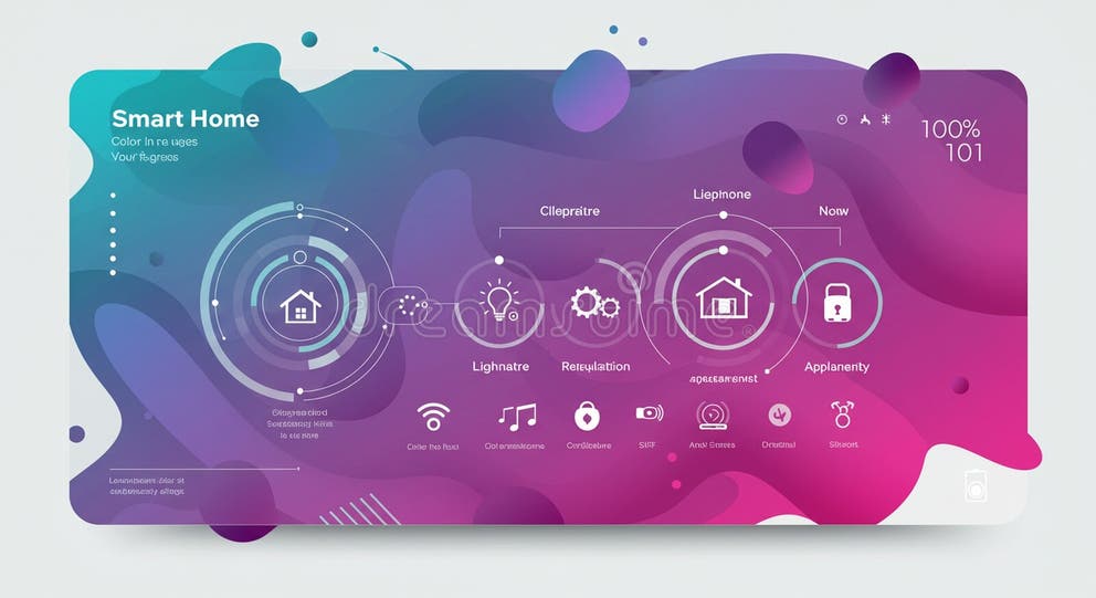 Smart Home User Interface Stock Illustrations – 6,777 Smart Home User ...