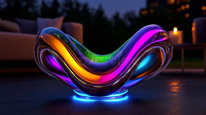 Futuristic Smart and Levitating Chair Designs Stock Image - Image of ...