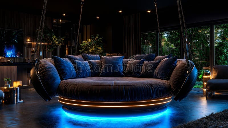 Futuristic Smart and Levitating Chair Designs Stock Photo - Image of ...