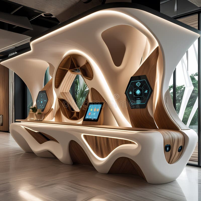 Smart Reception Counter Stock Illustrations – 183 Smart Reception ...