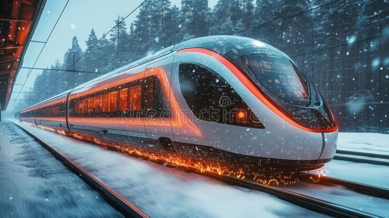 Autonomous Smart Train Operating in Winter Conditions Showcasing ...
