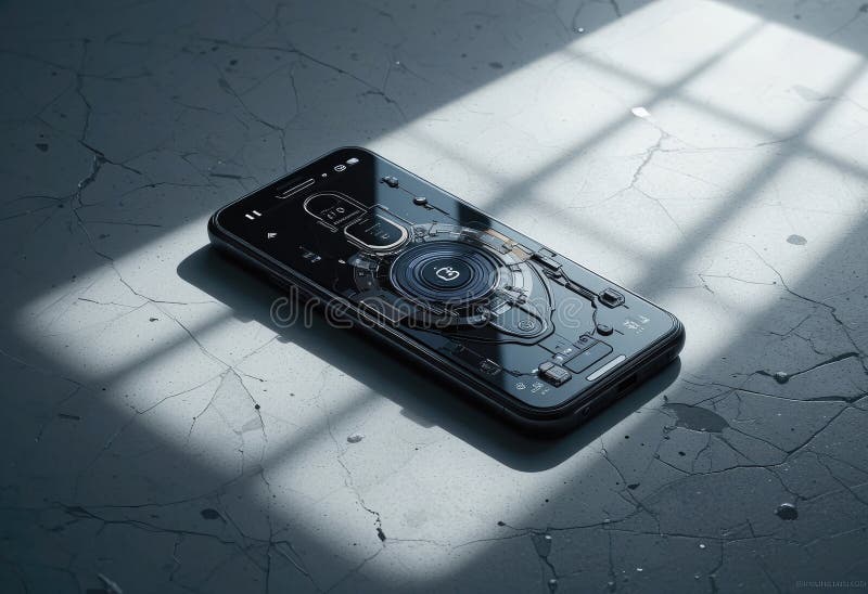 Futuristic Smartphone Design Concept Stock Illustration - Illustration ...