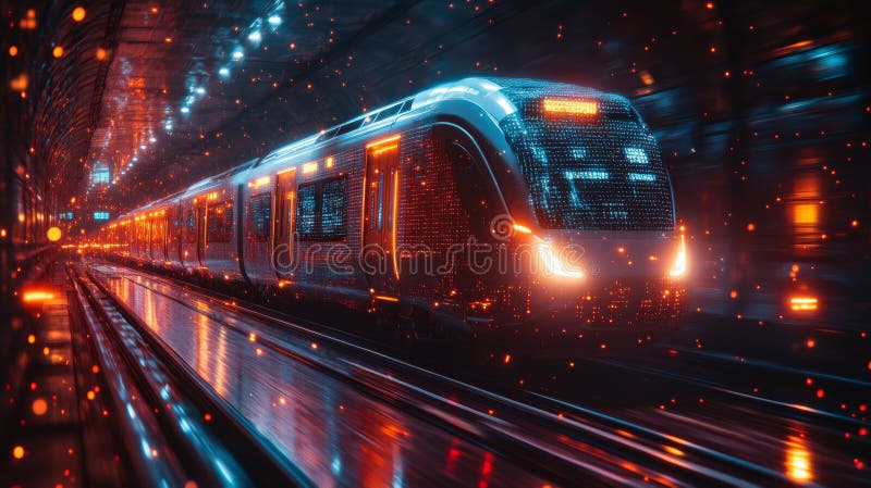 High Tech Autonomous Smarttrain Navigating through Illuminated ...