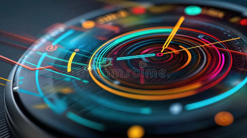 Futuristic Smartwatch Interface Concept Showcases Colorful Motion UI ...