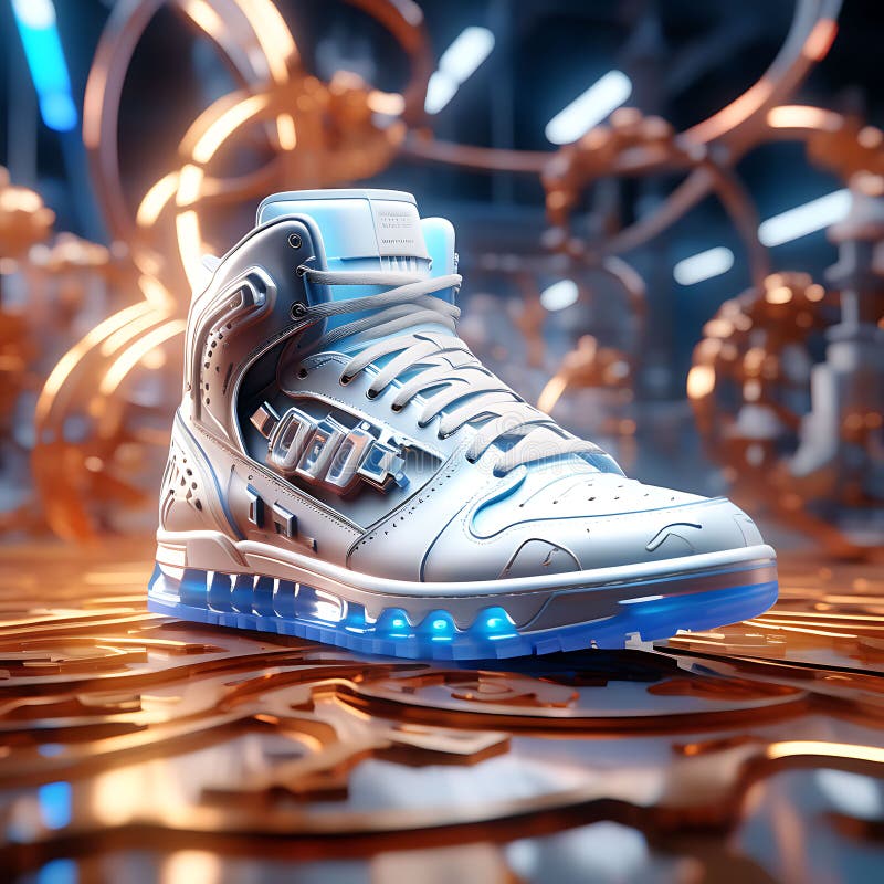 Mechanical Marvel: Futurist Sneakers Crafted with Gears, Wires, and PCB ...