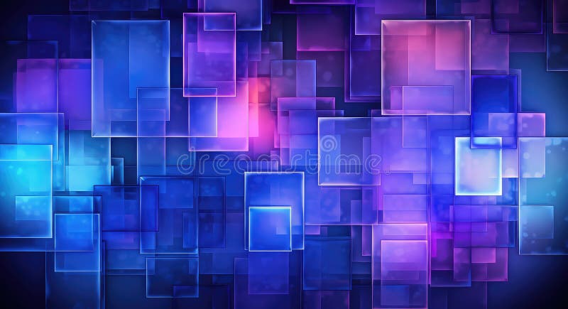 Futuristic Software Interface: Abstract Network Grid with Files and ...