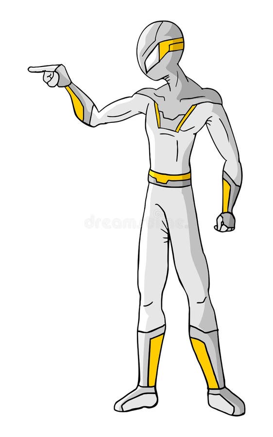 Futuristic soldier stock illustration. Illustration of draw - 90633975
