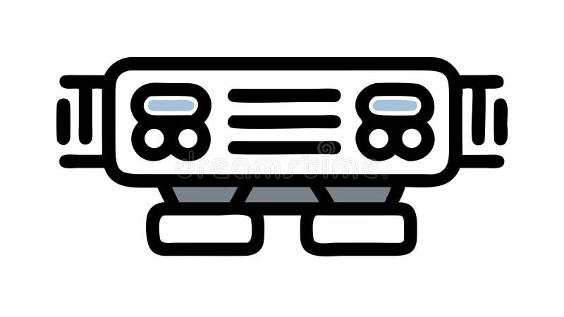 Futuristic Sound Bar or Display Unit, Vector Design Generative AI Stock ...