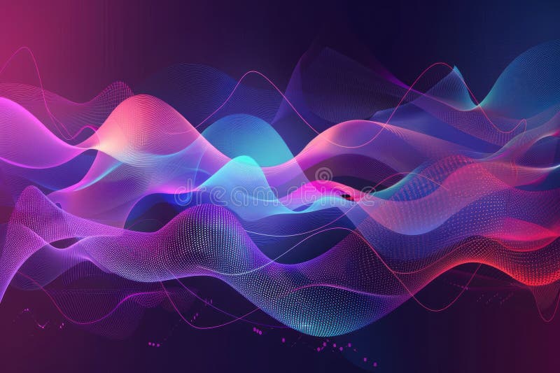 Futuristic Sound Concept Representing Cutting-edge Audio and Sound ...