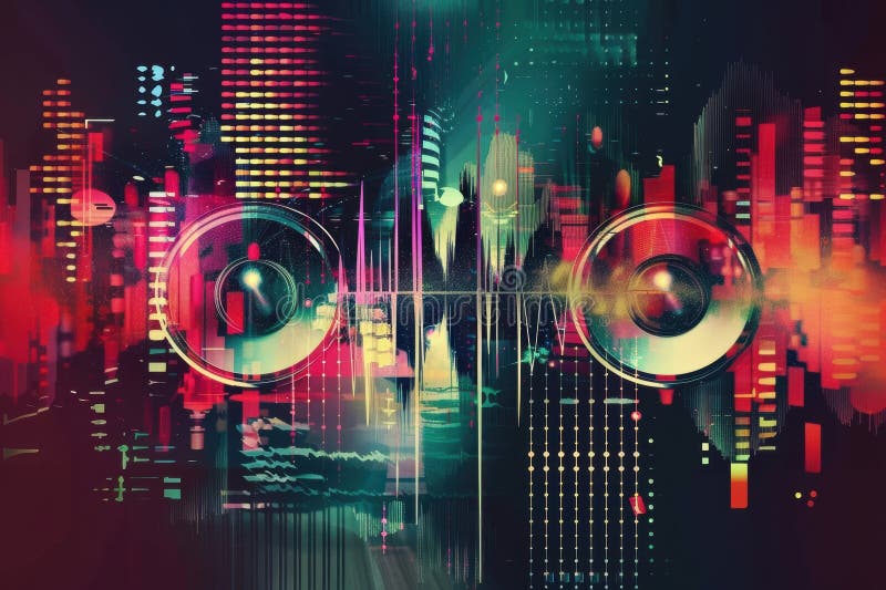 Futuristic Sound Concept Representing Cutting-edge Audio and Sound ...