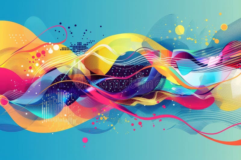 Futuristic Sound Concept Representing Cutting-edge Audio and Sound ...