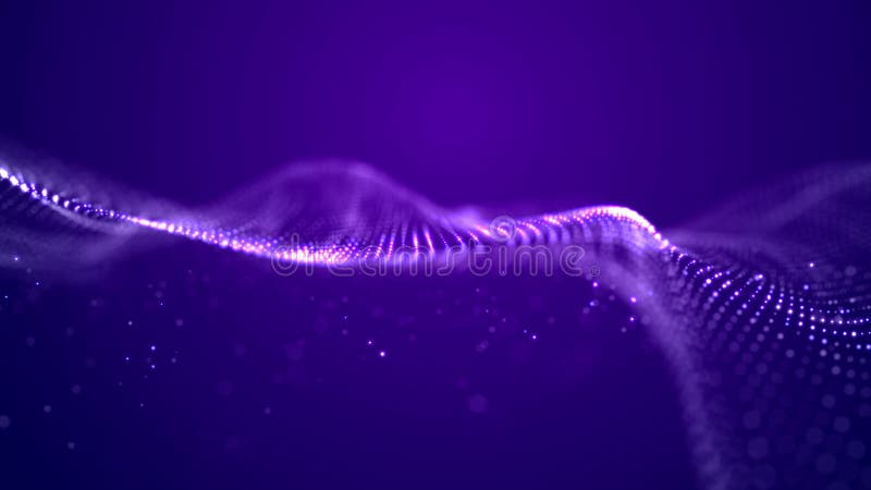 Futuristic Sound Flow Wave. Equalizer for Music. Data Transfer. 3D ...