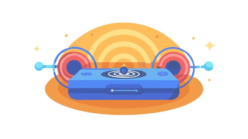 Futuristic Sound System, Abstract Audio Device, Vector Design ...
