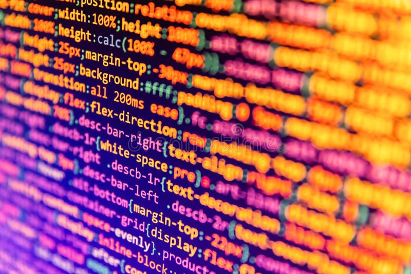 Futuristic Source Code Digital Data Telemetry Motion Graphic Display Screen With User Interface