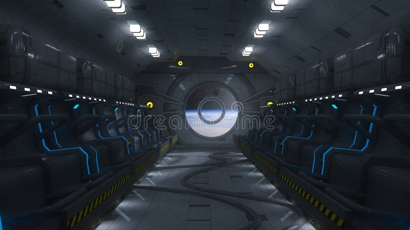 Futuristic Space Bay Seats Stock Illustrations – 2 Futuristic Space Bay ...