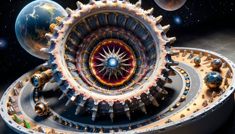 Futuristic Space Command Center with Advanced Technology Stock Photo - Image of hightech ...