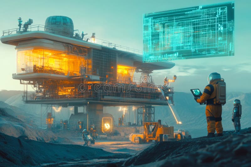 Futuristic Space Habitat on Another Planet. Scientists Explore New ... Futuristic Space Habitat on Another Planet. Scientists Explore New ...