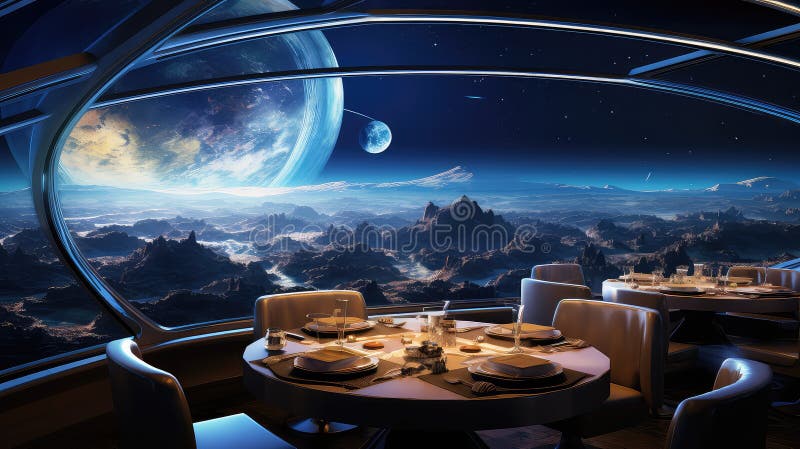 Outer Space Restaurant Stock Illustrations – 84 Outer Space Restaurant ...