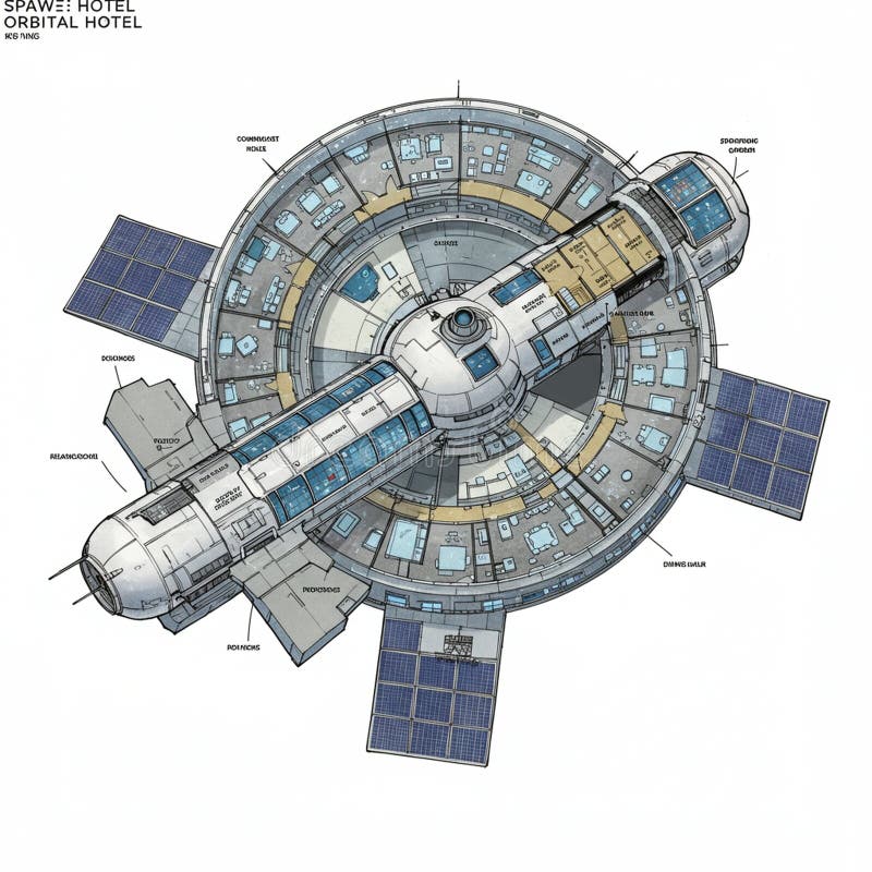 Rotating Ring Structure Stock Illustrations – 163 Rotating Ring ...