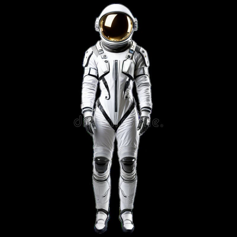 Futuristic Space Suit Isolated on Transparent Background Stock Photo ...