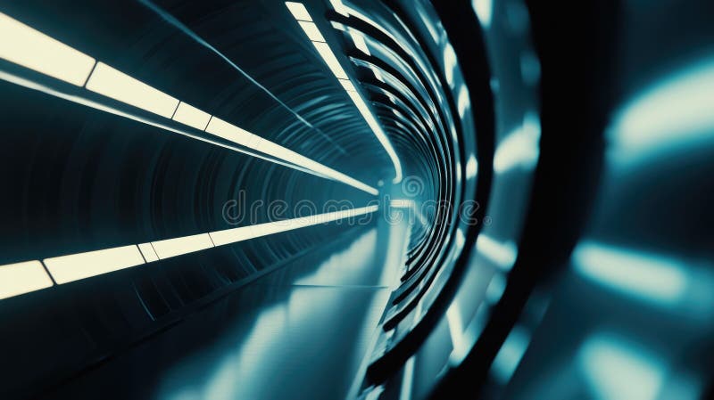 Futuristic Space Tunnel stock photo. Image of advanced - 362661464