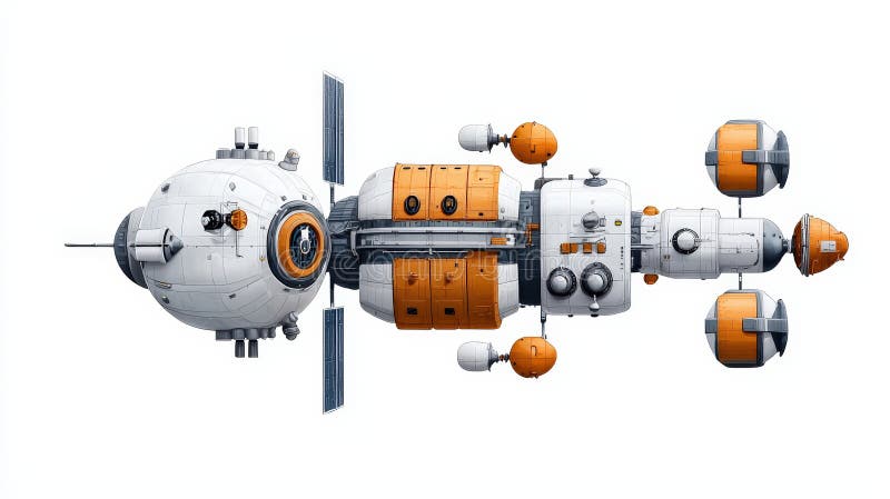 Futuristic Spacecraft Design Featuring Sleek Lines and Vibrant Colors ...