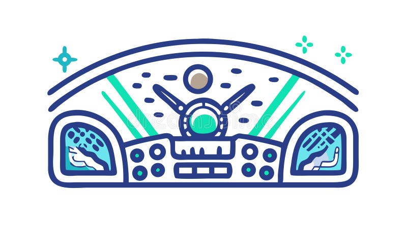 Spaceship Cockpit Dashboard Stock Illustrations – 1,719 Spaceship ...