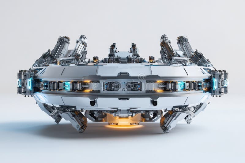 Futuristic Spaceship Design Showcasing Advanced Technology and Sleek ...