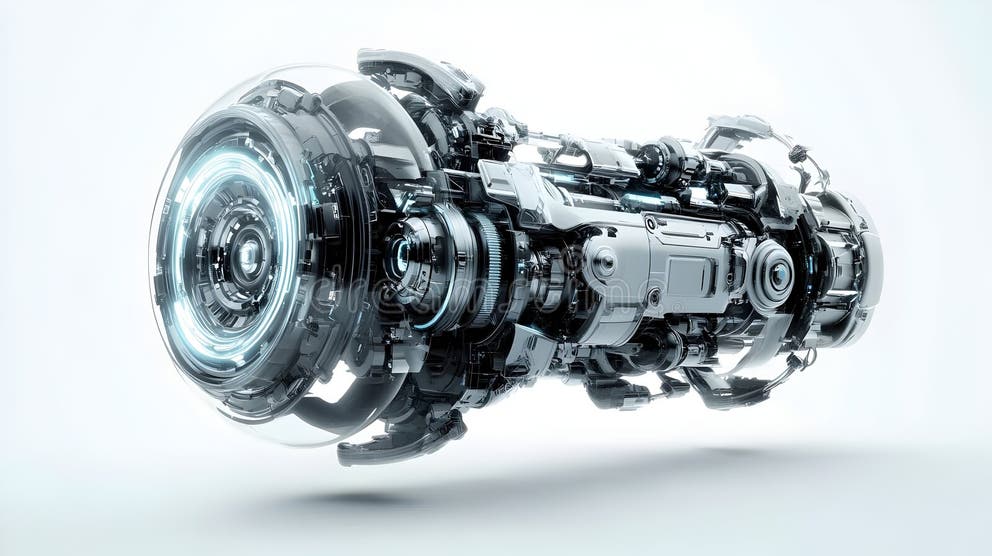 Futuristic Engine Design stock photo. Image of detail - 369464262